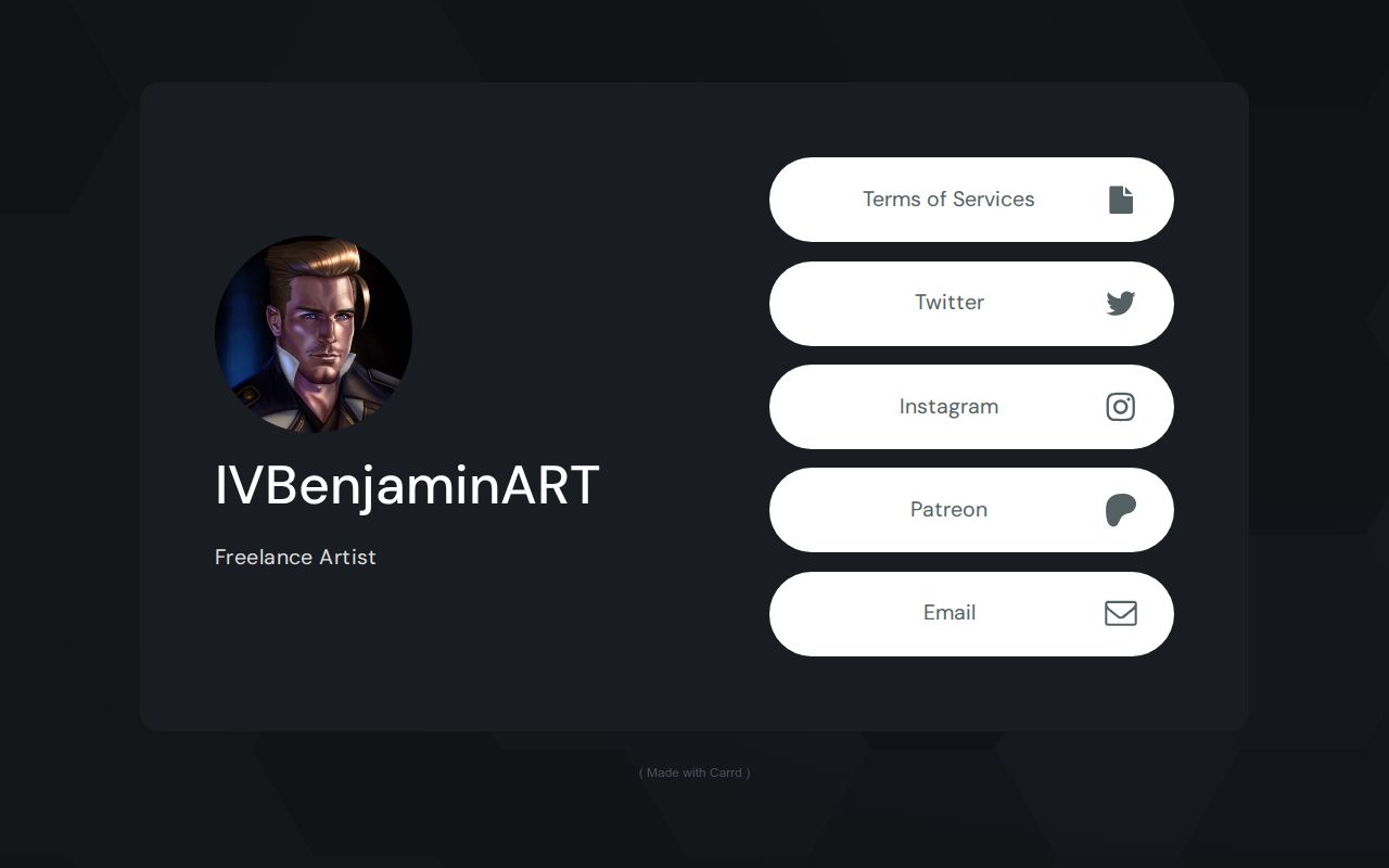 IV Benjamin Art Card